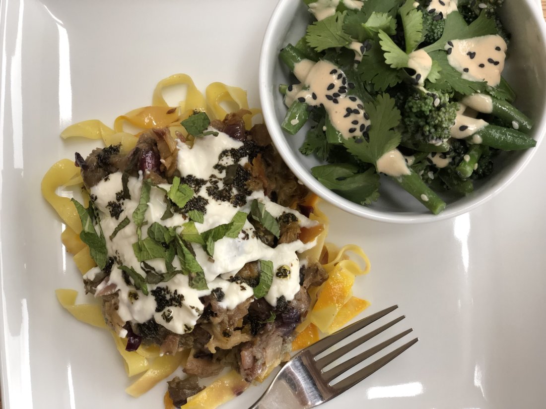 Iranian style pasta - Susie & Peter